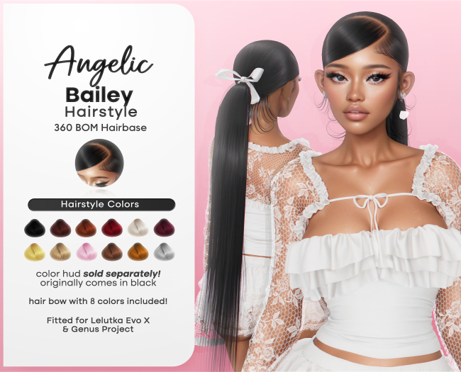 Second Life Marketplace - Angelic - "Bailey" Hairstyle